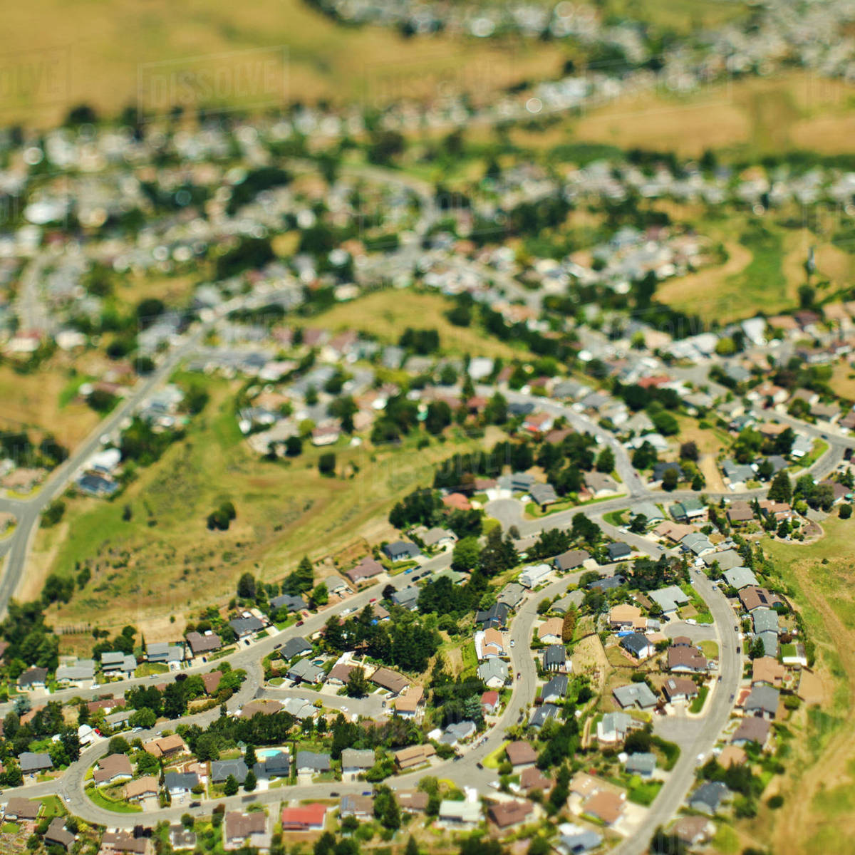 Suburban Community - Royalty-free Stock Photo | Dissolve