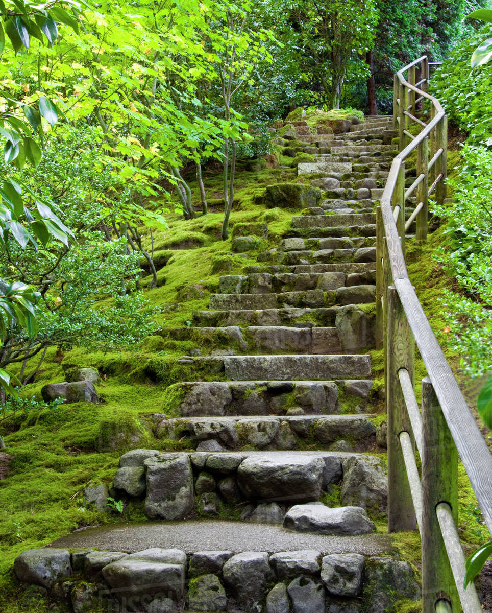 Outdoor Stone Stairway - Royalty-free Stock Photo | Dissolve