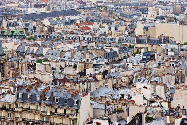 Paris Rooftops - Royalty-free Stock Photo | Dissolve