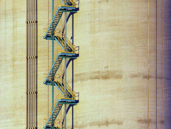 Ladder On Side of Building - Royalty-free Stock Photo | Dissolve