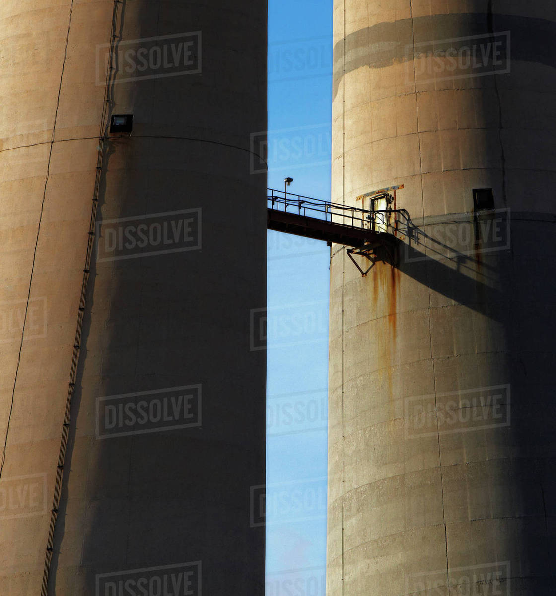 Catwalk Between Two Buildings - Stock Photo - Dissolve