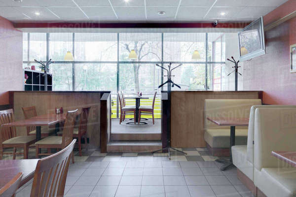 Empty restaurant - Royalty-free Stock Photo | Dissolve