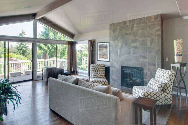 Luxury living room - Royalty-free Stock Photo | Dissolve