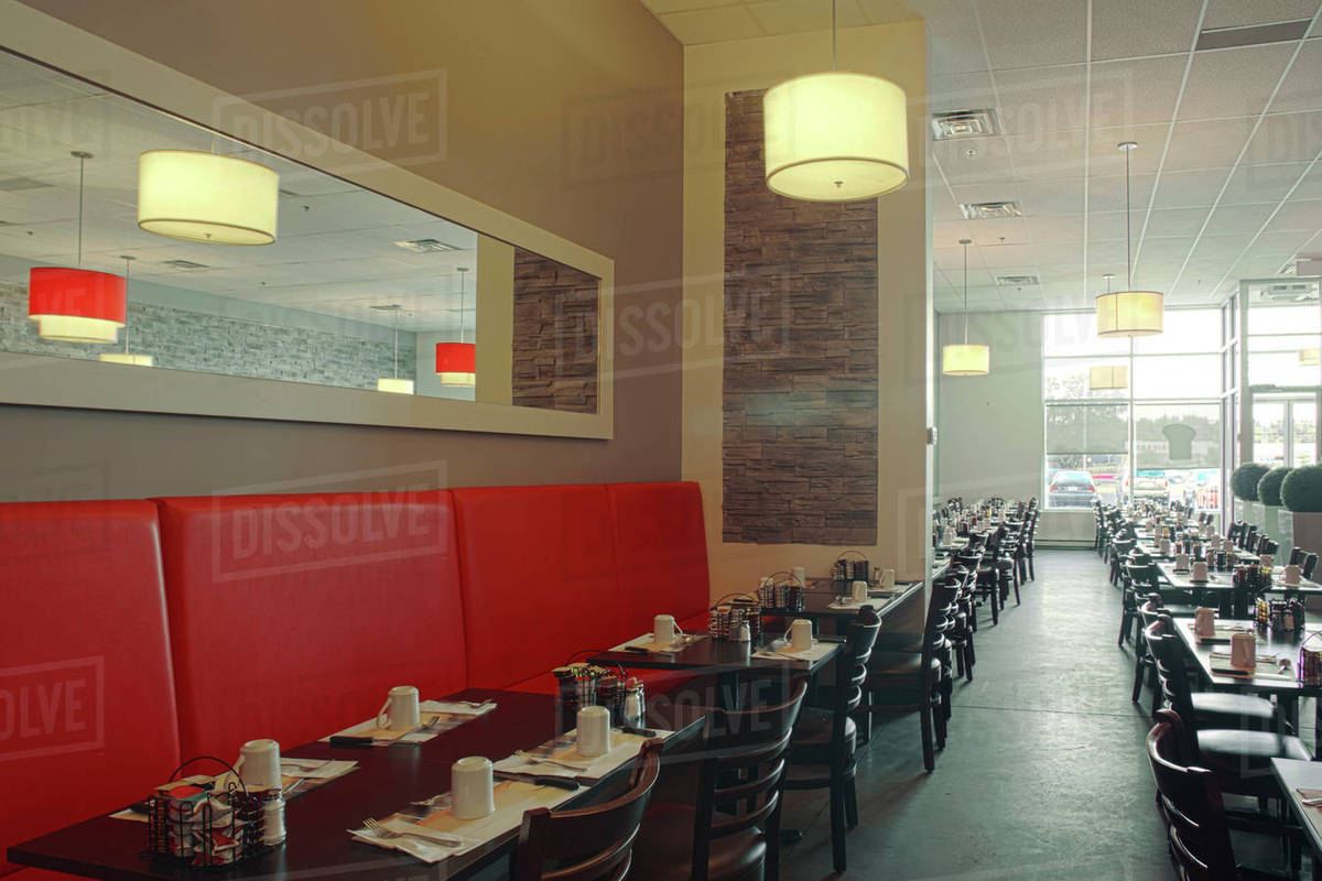 A restaurant interior - Royalty-free Stock Photo | Dissolve