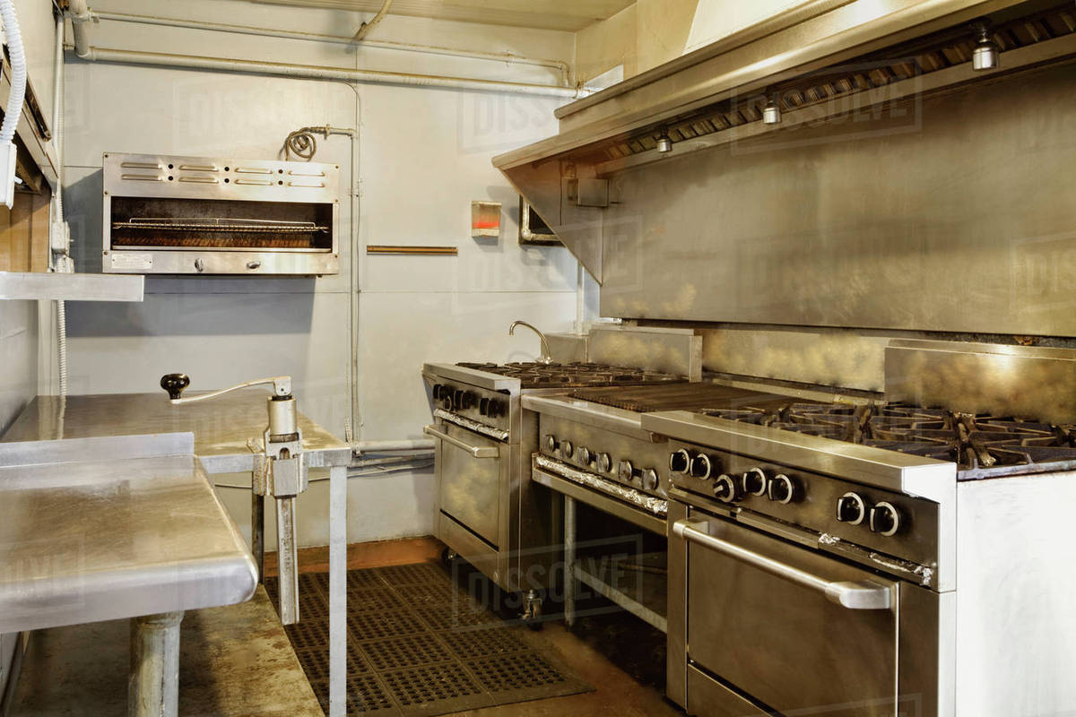 Tiny Restaurant Kitchen