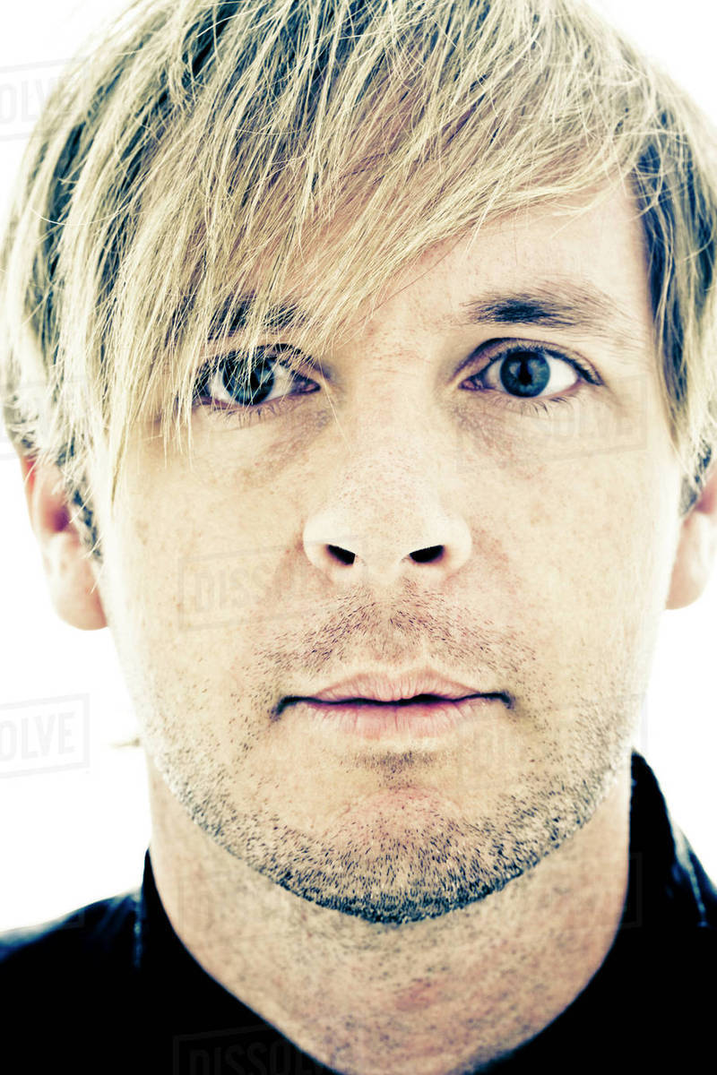 Close up portrait of serious man - Royalty-free Stock Photo | Dissolve