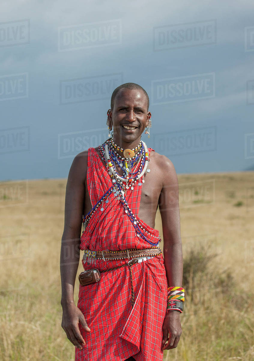Black man wearing traditional clothing - Royalty-free Stock Photo ...