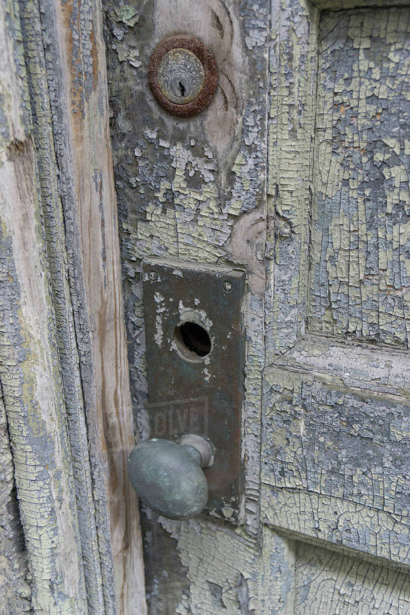 Peeling pain on old door - Royalty-free Stock Photo | Dissolve