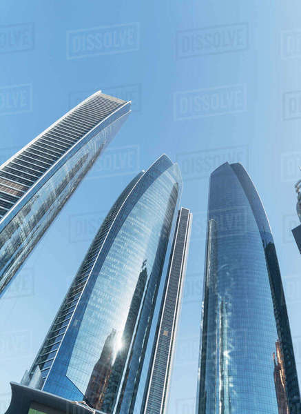 Shiny skyscrapers - Royalty-free Stock Photo | Dissolve