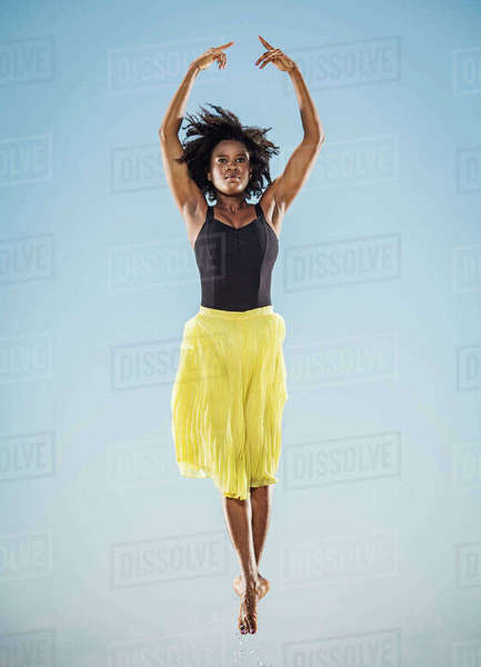 Black woman ballet dancing - Royalty-free Stock Photo | Dissolve