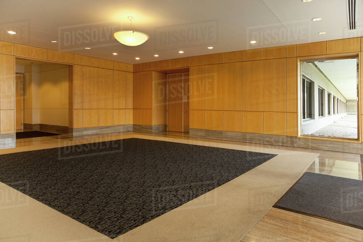 Empty lobby area in office building - Royalty-free Stock Photo | Dissolve