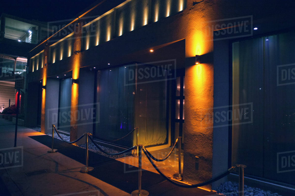 Carpet and velvet rope outside nightclub - Royalty-free Stock Photo ...