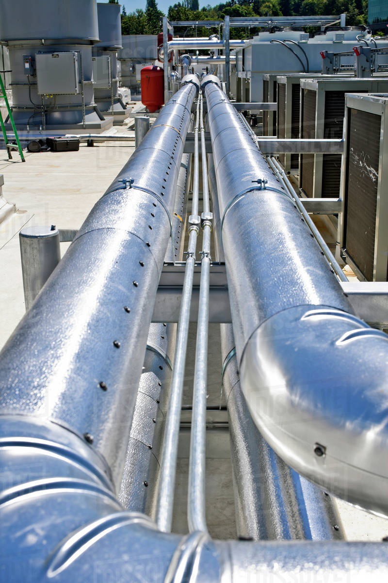 Cooling Pipelines - Royalty-free Stock Photo | Dissolve