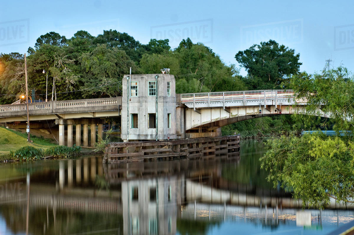 Concrete Bridge Over a River - Royalty-free Stock Photo | Dissolve