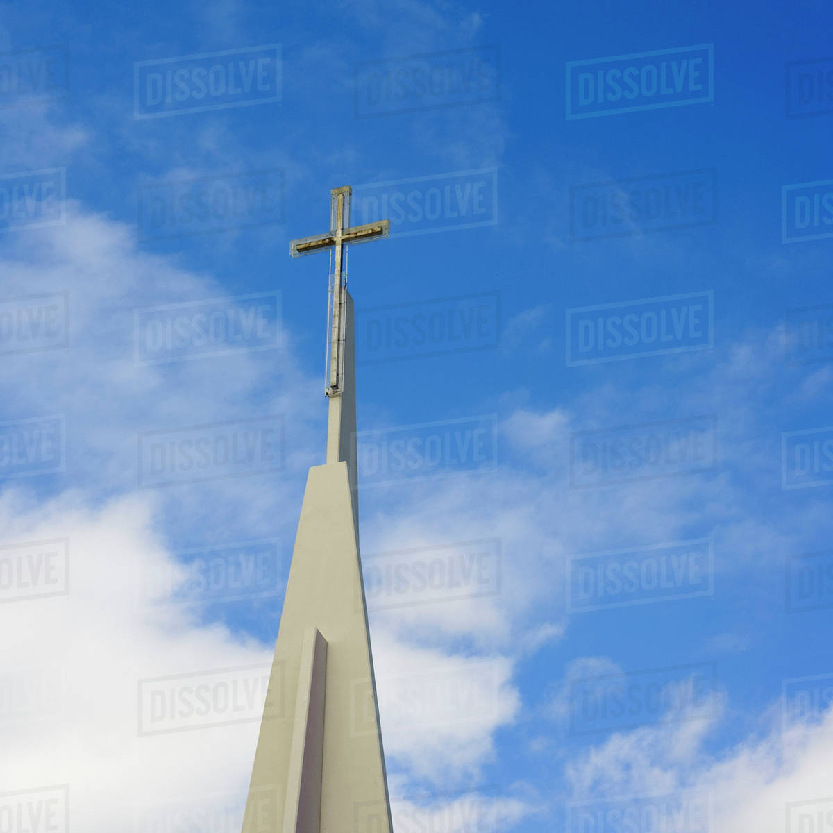 Cross on Church Steeple - Royalty-free Stock Photo | Dissolve