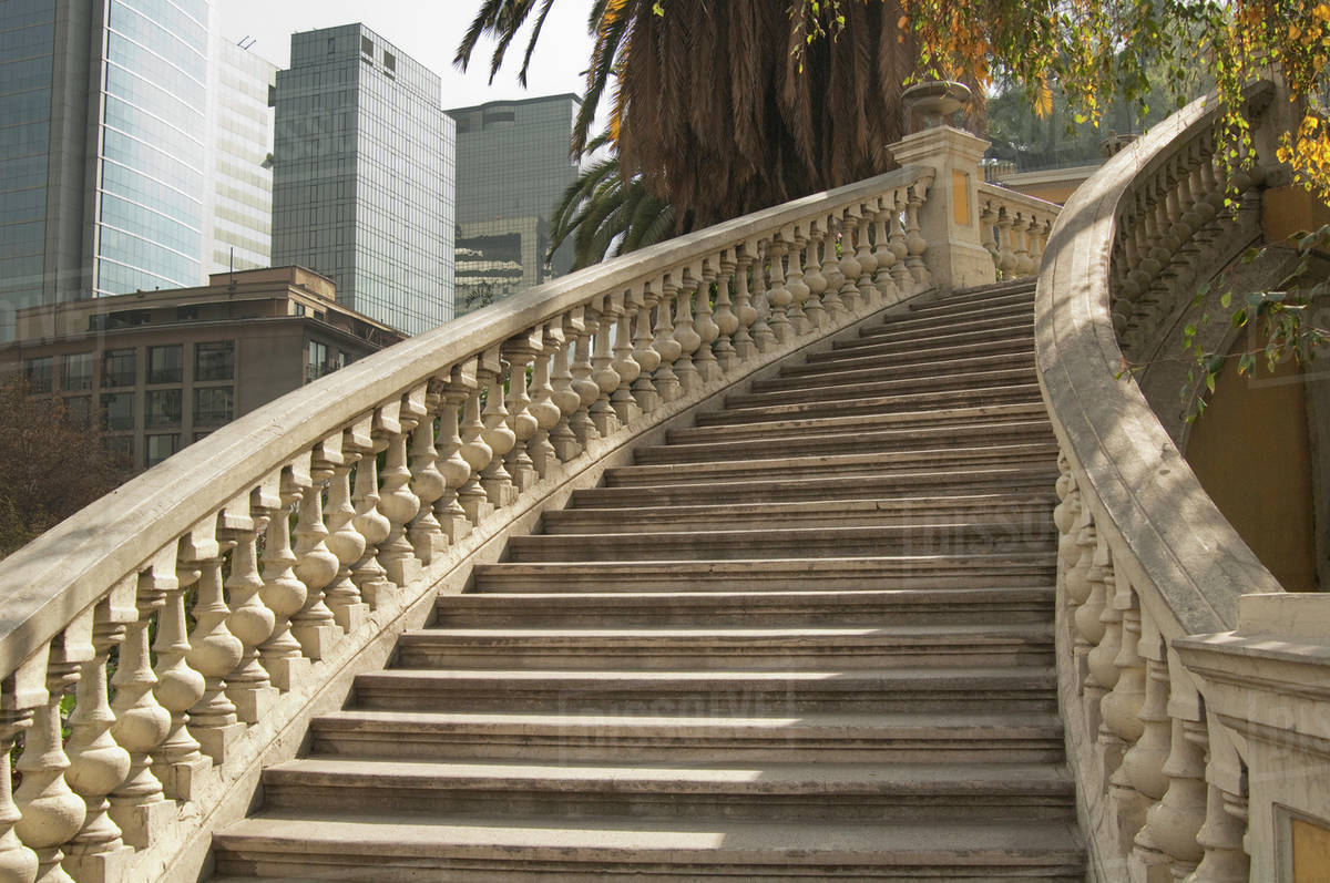 Ornate Curved Staircase - Stock Photo - Dissolve