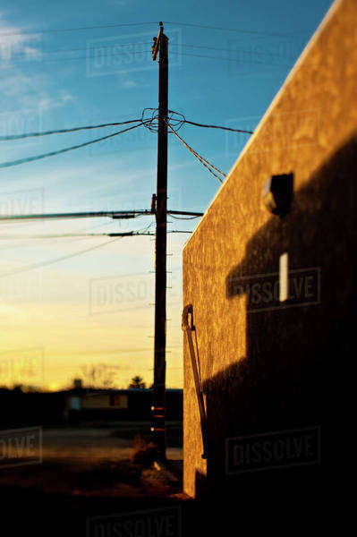 Shadow Cast on Building - Stock Photo - Dissolve