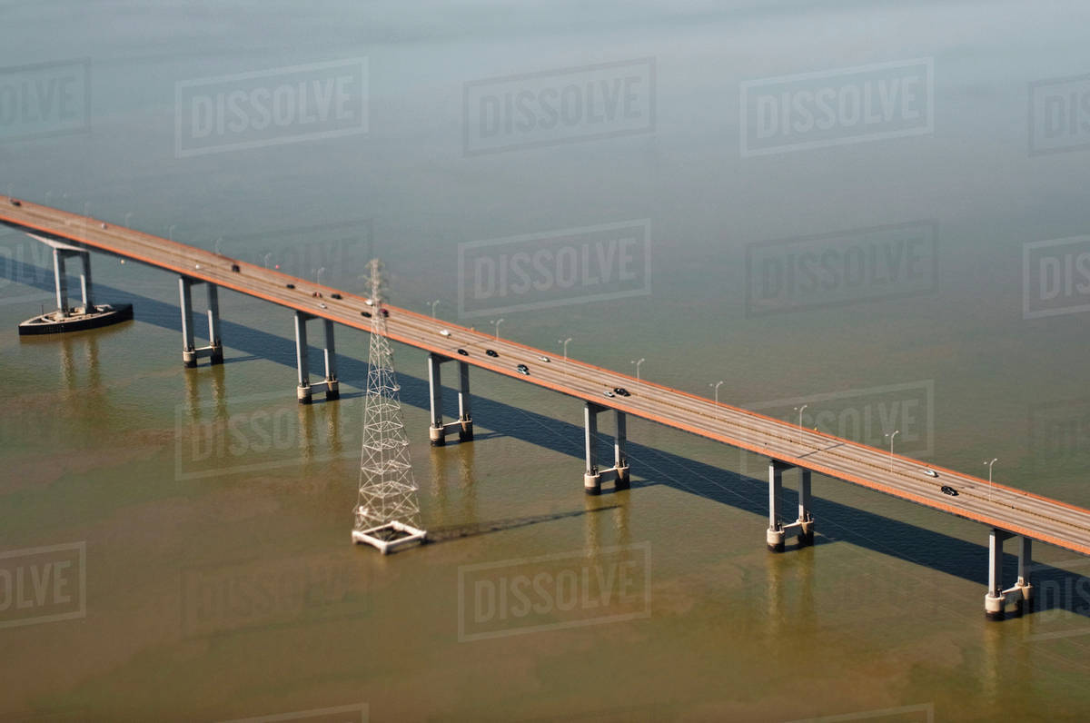 Elevated Highway over Water - Royalty-free Stock Photo | Dissolve