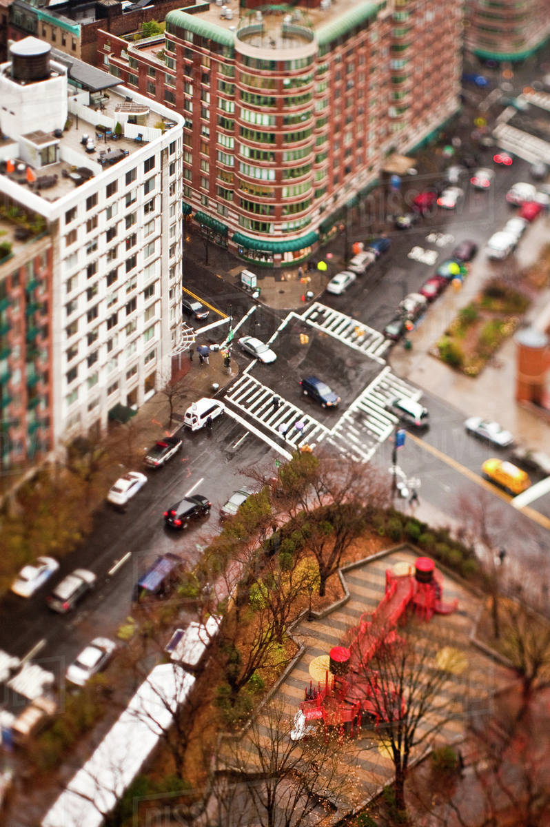 City Intersection - Royalty-free Stock Photo | Dissolve