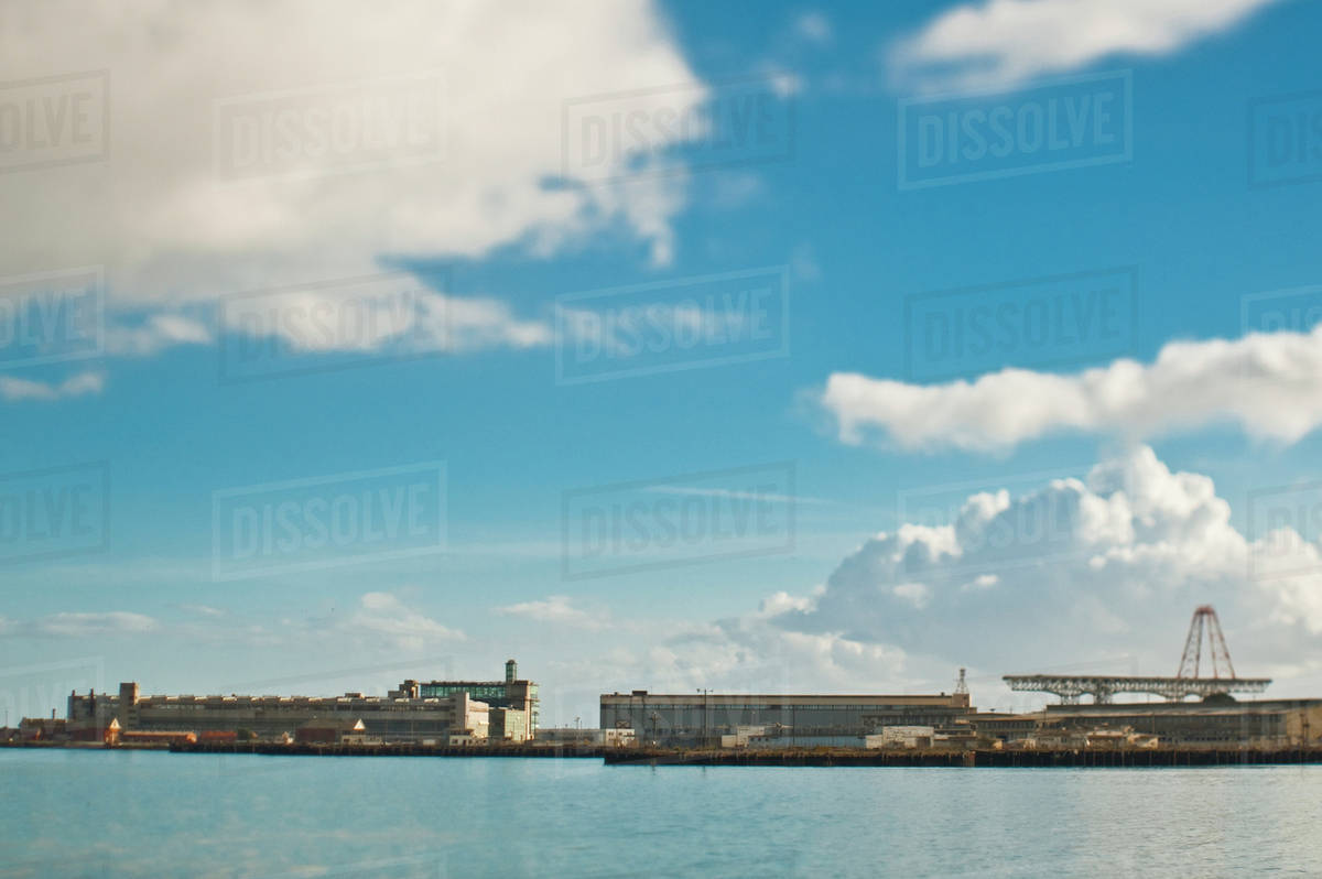 Loading Docks at a Seaport - Royalty-free Stock Photo | Dissolve