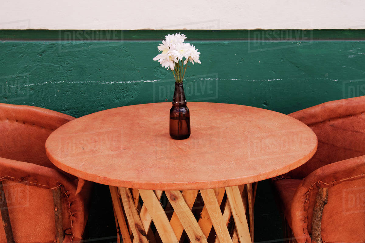 Rustic Table and Chairs - Royalty-free Stock Photo | Dissolve