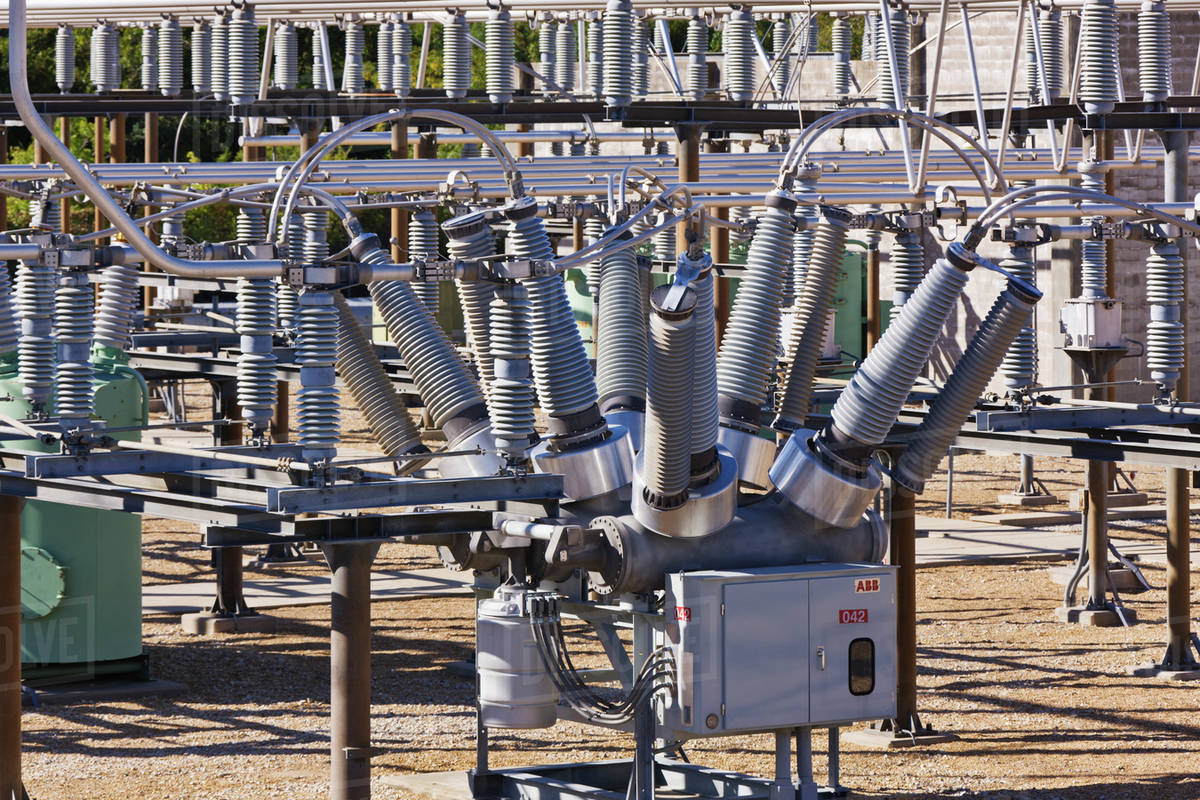 High Tension Switching Station - Royalty-free Stock Photo | Dissolve