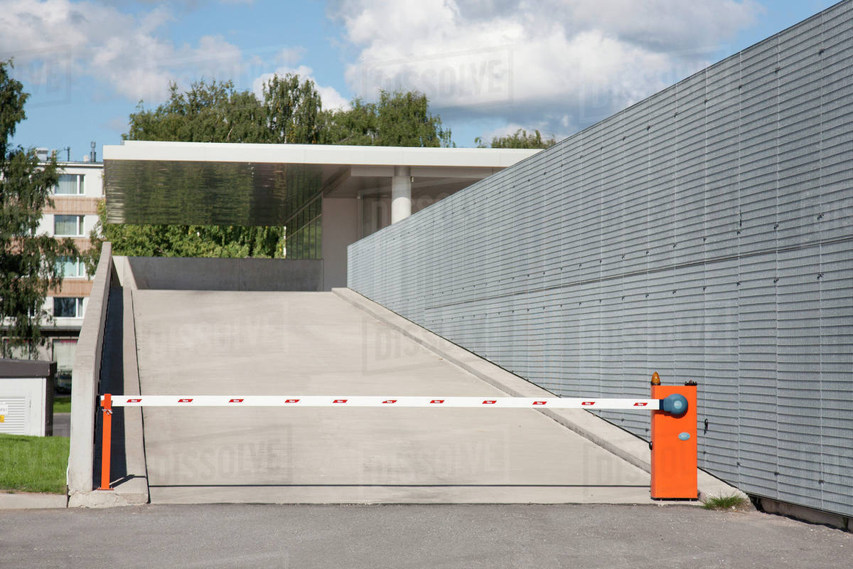 Parking Lot Entrance Ramp - Royalty-free Stock Photo | Dissolve