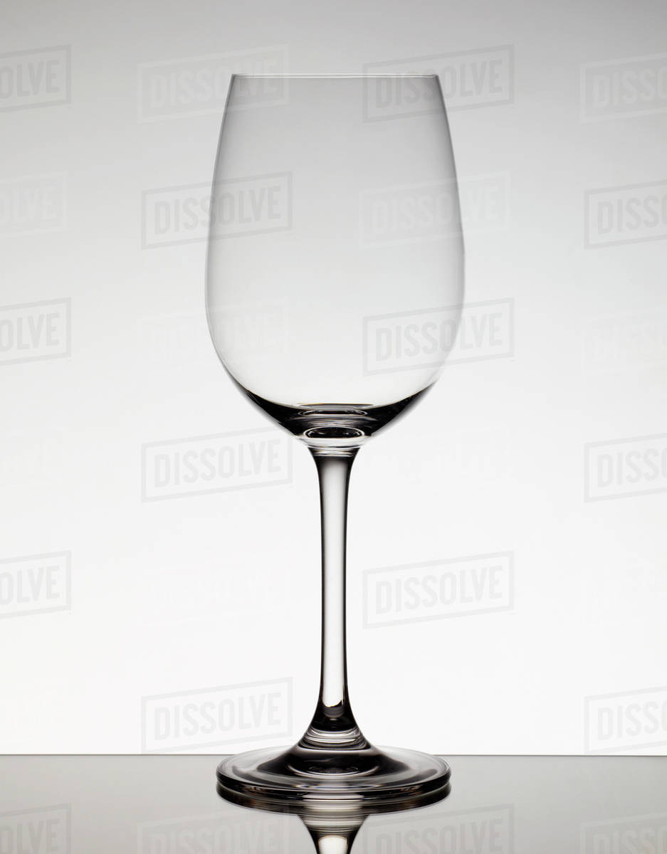 Empty wine glass - Stock Photo - Dissolve