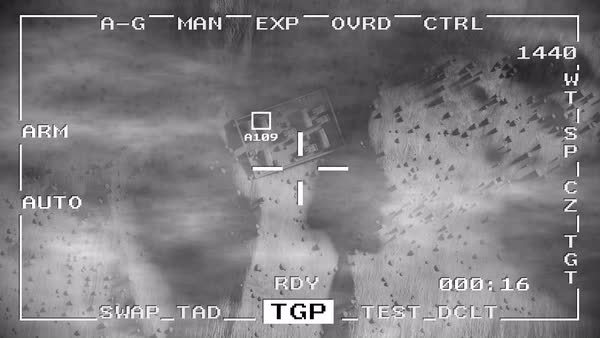 Smart bomb falling missile drop military drone spy war - Stock Video ...