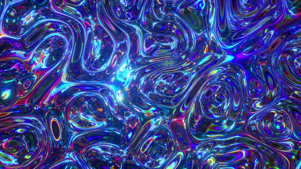 Colorful abstract animated background. The movement of a transparent ...