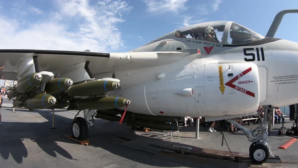 Grumman A-6 Intruder - 4K Royalty-free Stock Video Footage | Dissolve