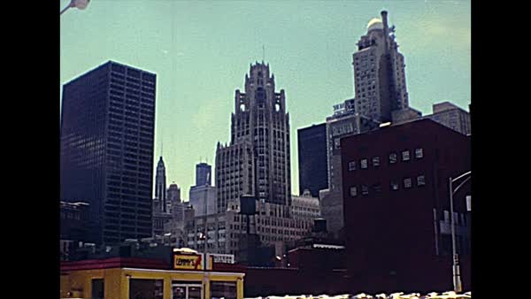 Chicago, Lake Michigan, Illinois, United States - Circa 1977: Chicago ...