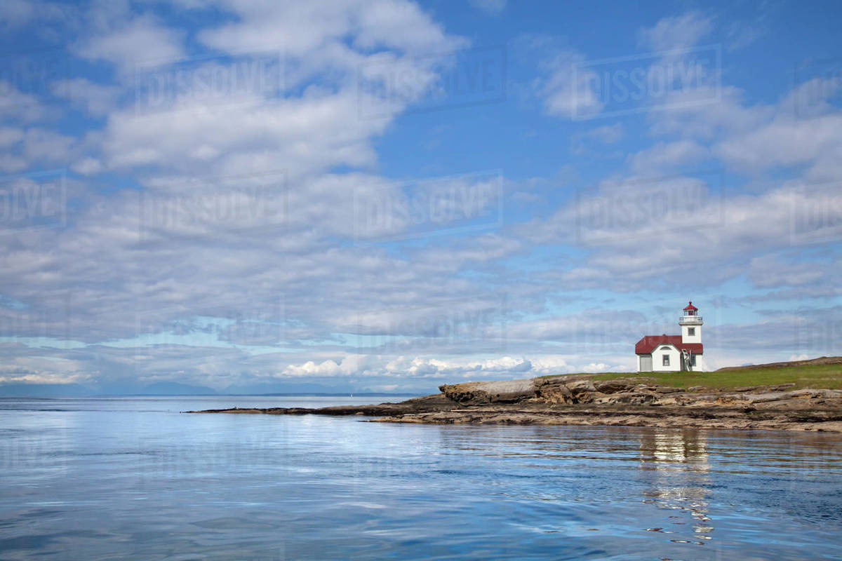 USA, Washington State, San Juan Islands, Patos Island, View of Patos ...