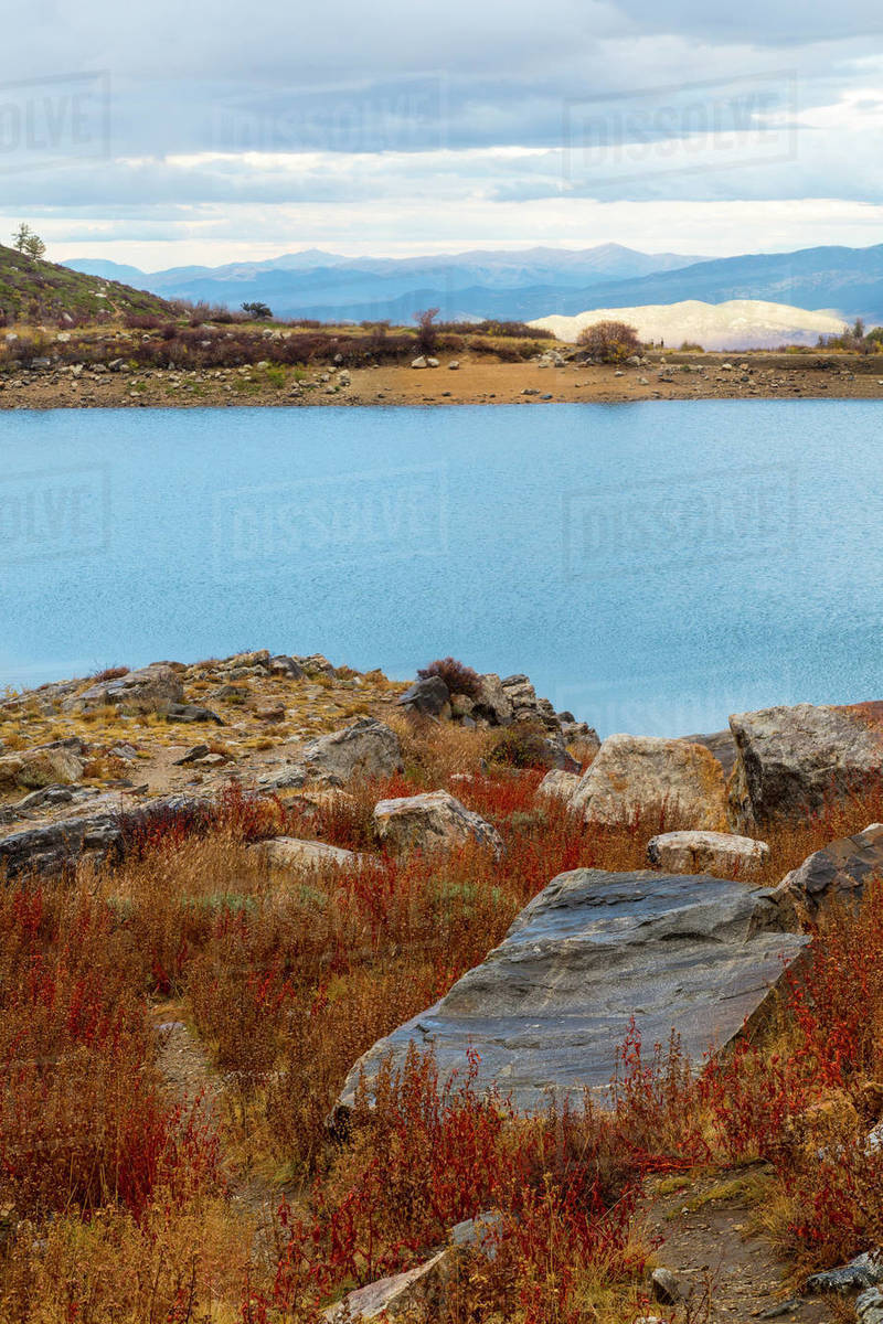 Angel Lake in Humbolt National Forest, Nevada - Royalty-free Stock ...