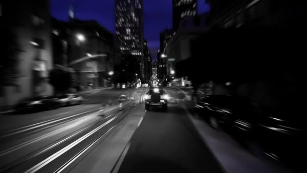 SF City Driving Time Lapse Night San Francisco city driving time lapse ...