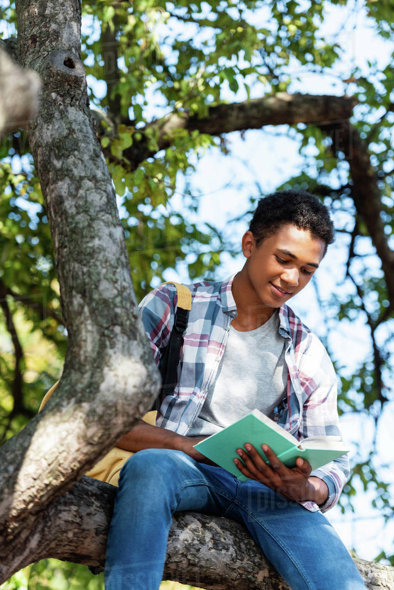 Teen Reading A Book