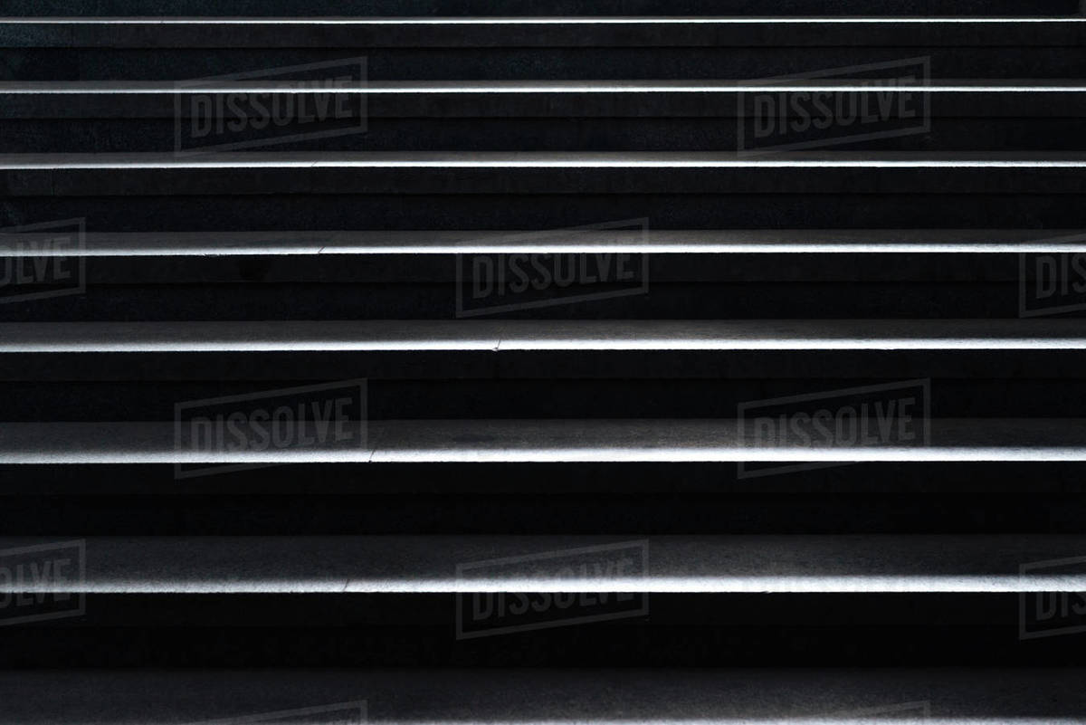 Shiny horizontal metal strips on black - Royalty-free Stock Photo ...