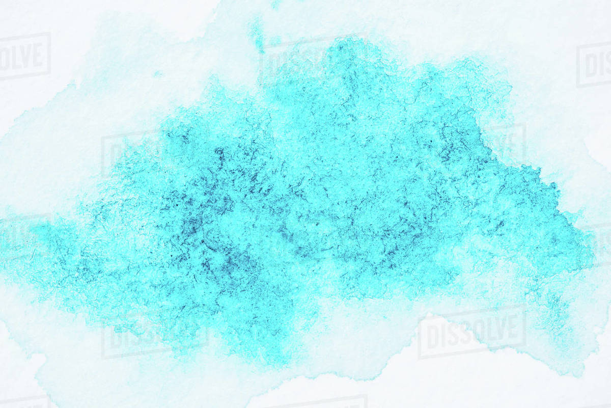 abstract bright turquoise watercolor texture - Royalty-free Stock Photo ...