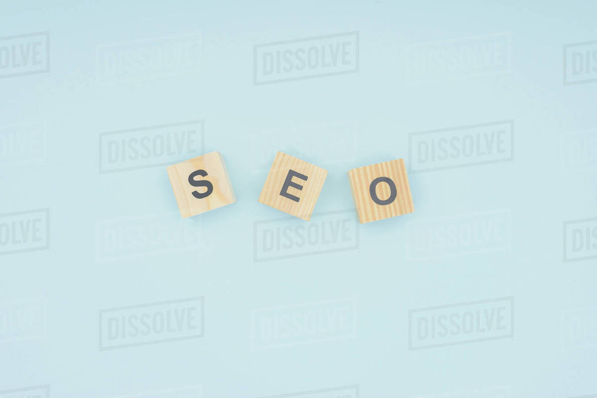 Flat lay of wooden blocks isolated on light blue - Royalty-free Stock ...