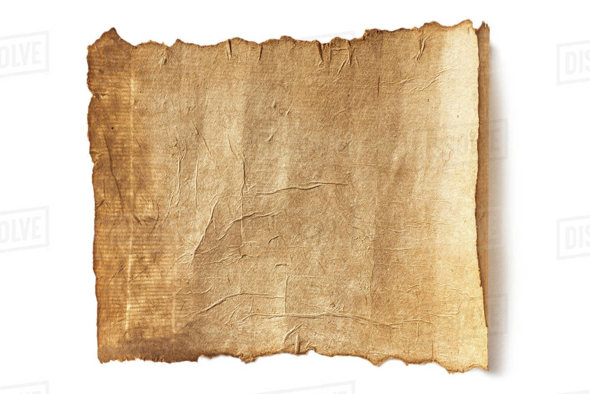 blank manuscript paper texture isolated on white - Royalty-free Stock ...