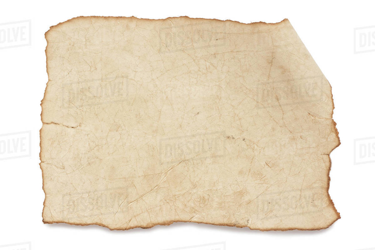 blank rustic paper texture isolated on white - Royalty-free Stock Photo ...