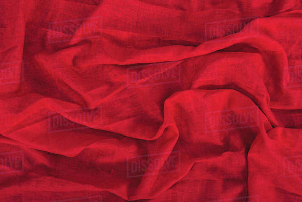 close up view of dark red linen fabric texture - Royalty-free Stock ...