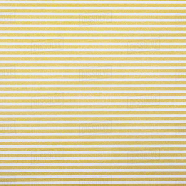 Yellow and white horizontal lines wrapper design - Stock Photo - Dissolve