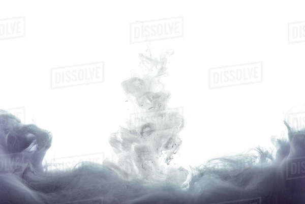 Monochromatic grey paint splash, isolated on white - Royalty-free Stock ...