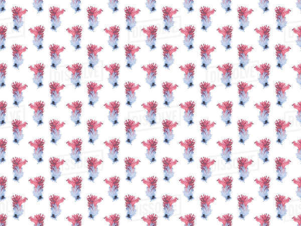Seamless pattern with colorful watercolor paint spots, isolated on ...