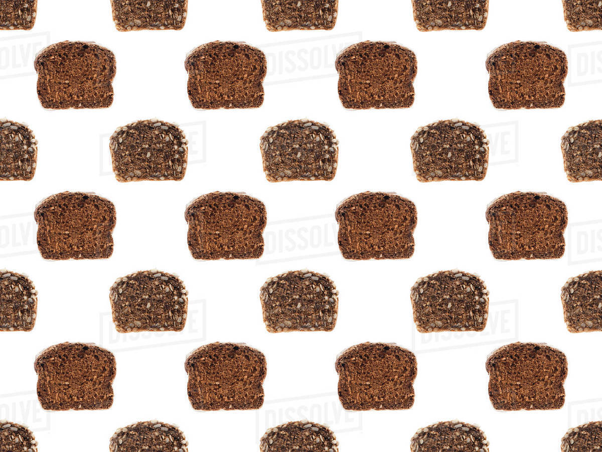 Healthy homemade multigrain bread pattern - Royalty-free Stock Photo ...