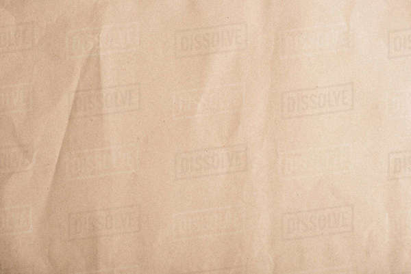 Close-up top view of old brown crumpled paper texture - Royalty-free ...