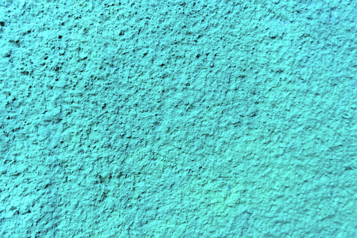 Close-up view of bright blue weathered wall texture - Royalty-free ...