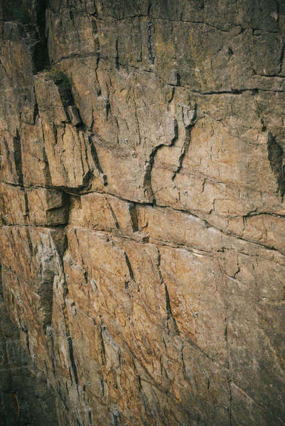 Full frame image of rocky cliff surface background - Stock Photo - Dissolve