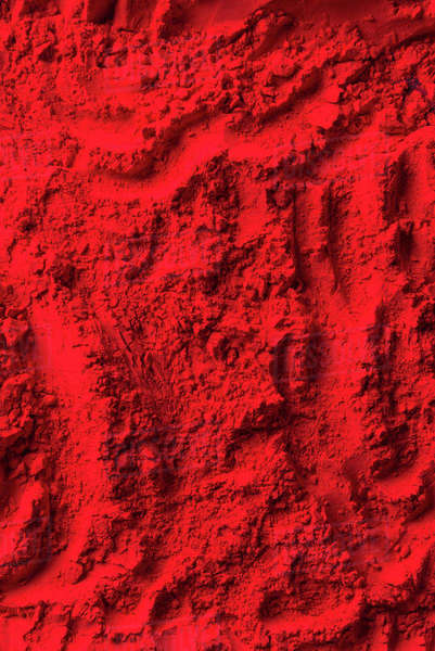 top view of red powder surface - Royalty-free Stock Photo | Dissolve
